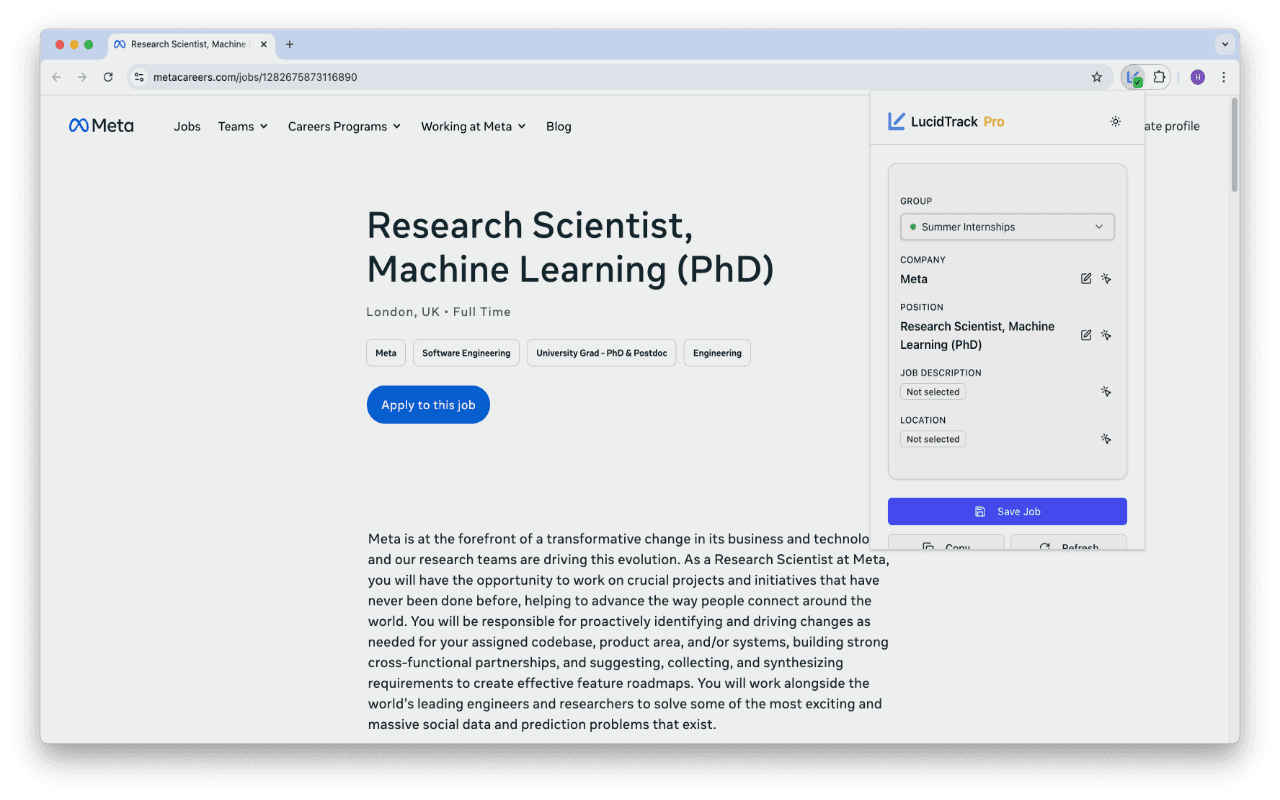 LucidTrack - Free Online Application Tracker for Students